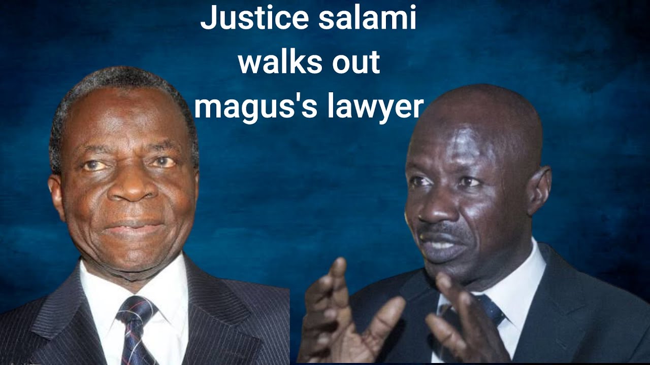 Justice Salami orders security agents to walk out Magu’s lawyers from ...
