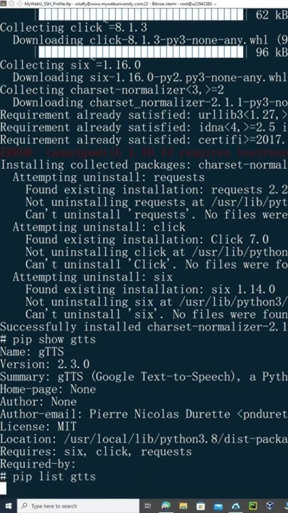 Use ‘pip install gtts’ to install google text to speech Python Library - YouTube