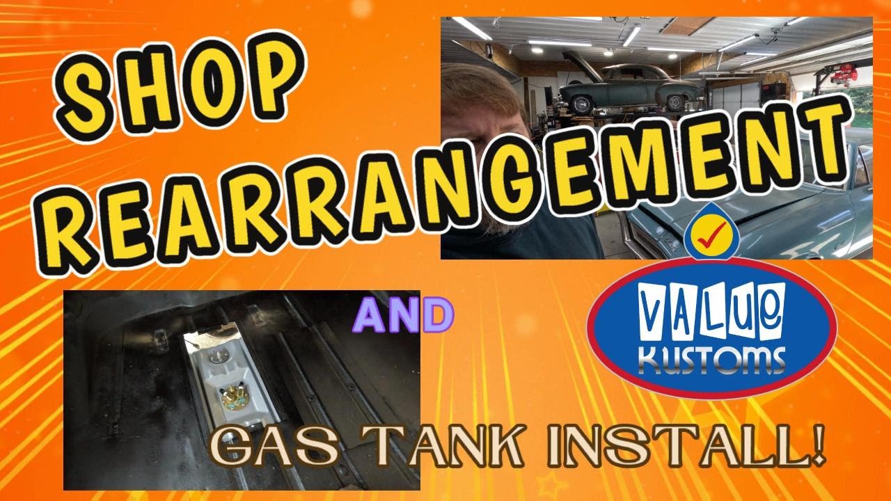 "Shuffling the cars in the Workshop: Gas Tank Installation on a 1950 ...