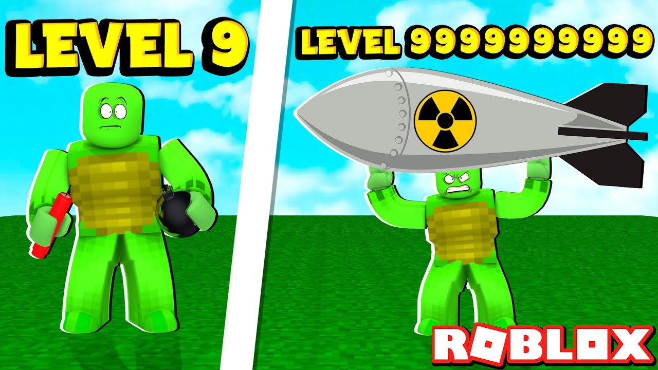 ICH BEKOMME EINE 999,999,999 LEVEL BOMBE in Roblox - YouTube