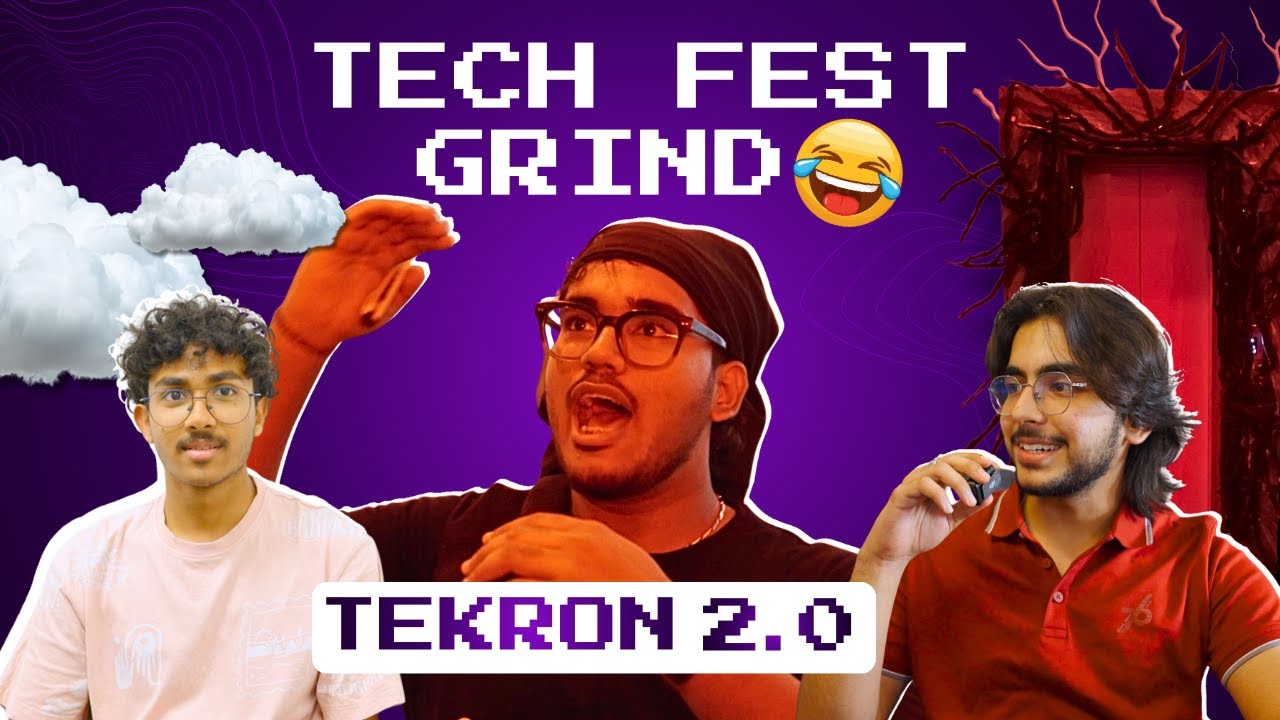 Tekron in the Making 🚀 Tech Fest Prep, ft. Unfiltered Student 😂 ...