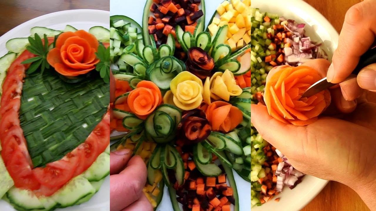 Super Salad Decoration Ideas - Easy Ideas Food Art - YouTube