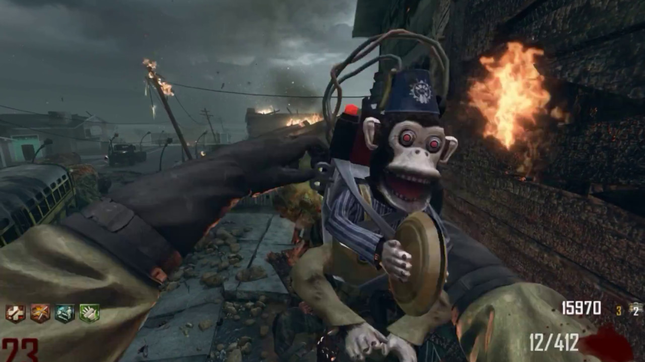 Black Ops II Nuketown Zombies - Yellow Eyes to Blue Eyes - YouTube