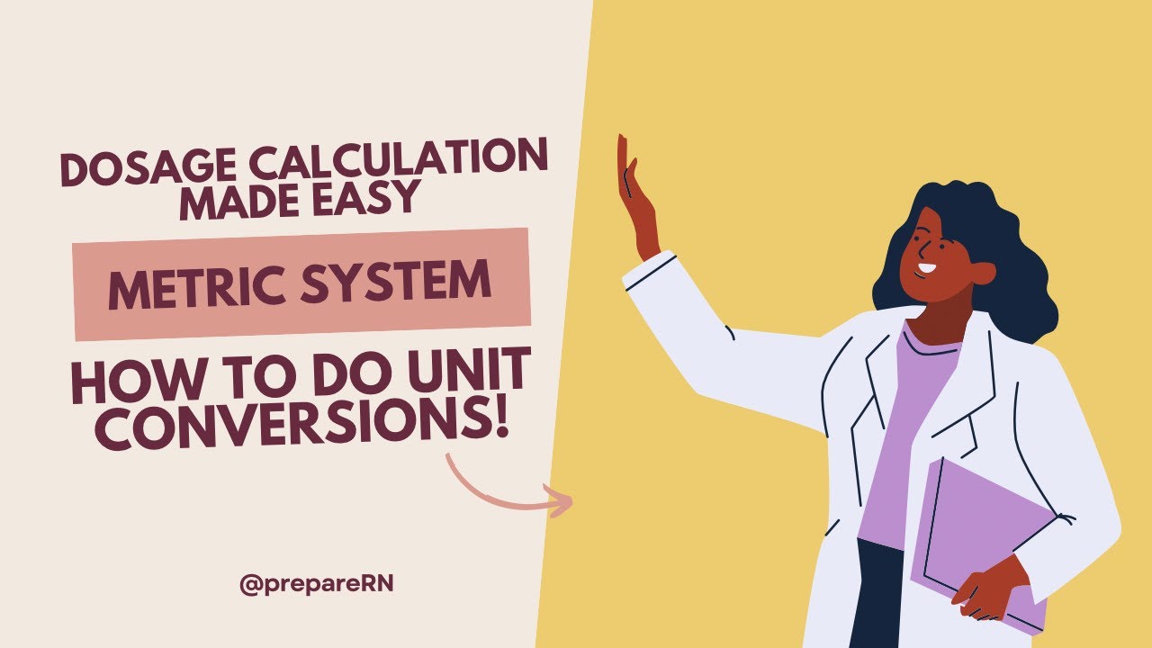 Understanding the Metric System and Unit Conversions: Dosage ...