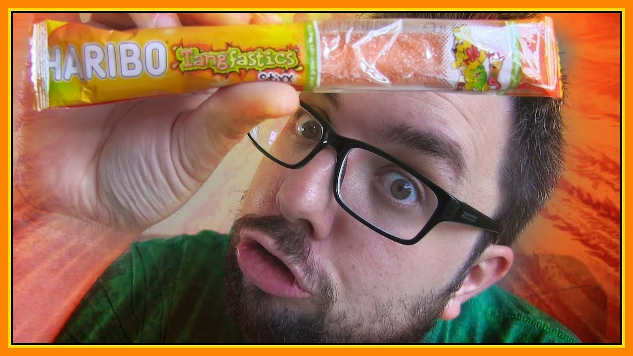 Haribo Tangfastics Stixx Review - YouTube