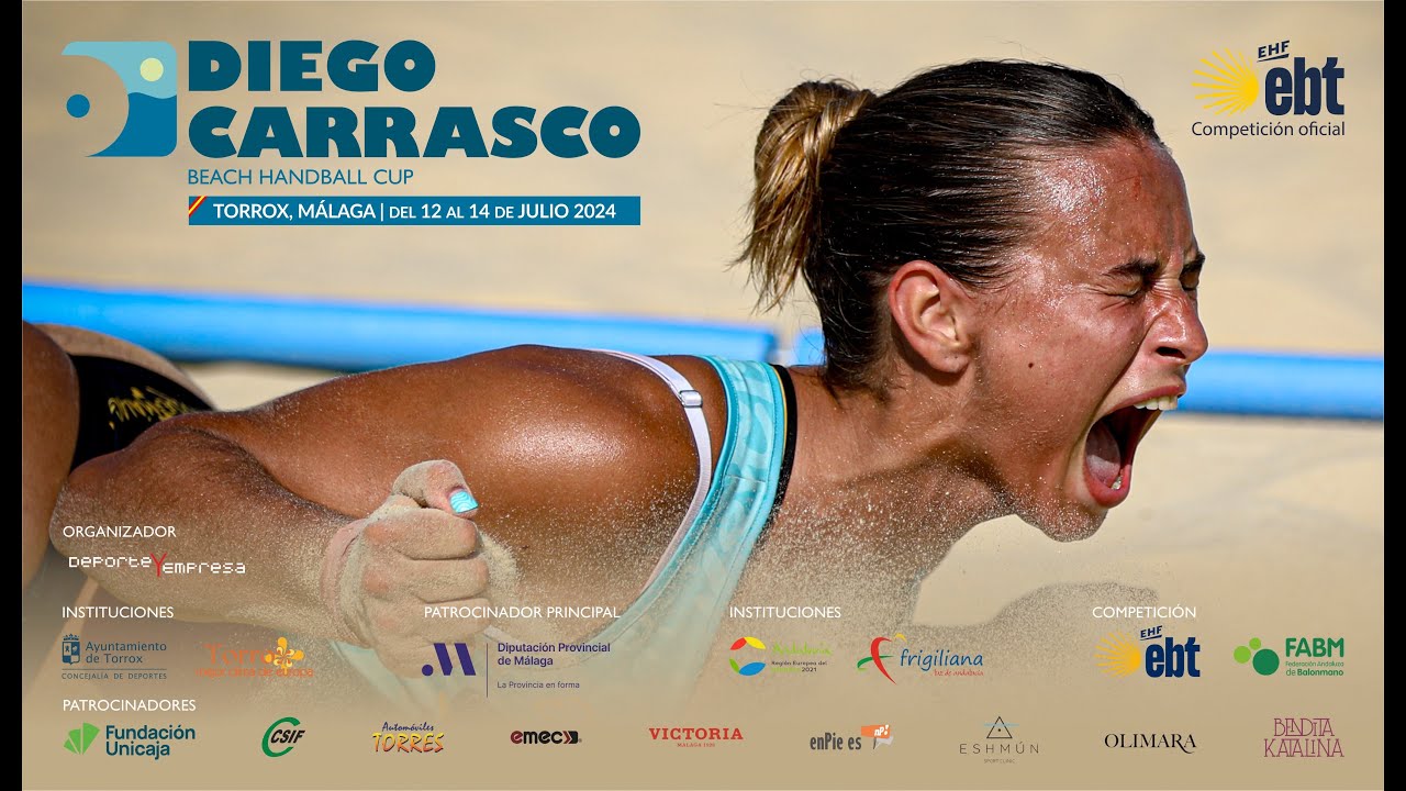 DIEGO CARRASCO BEACH HANDBALL CUP | PISTA 2 | VIERNES MAÑANA - YouTube
