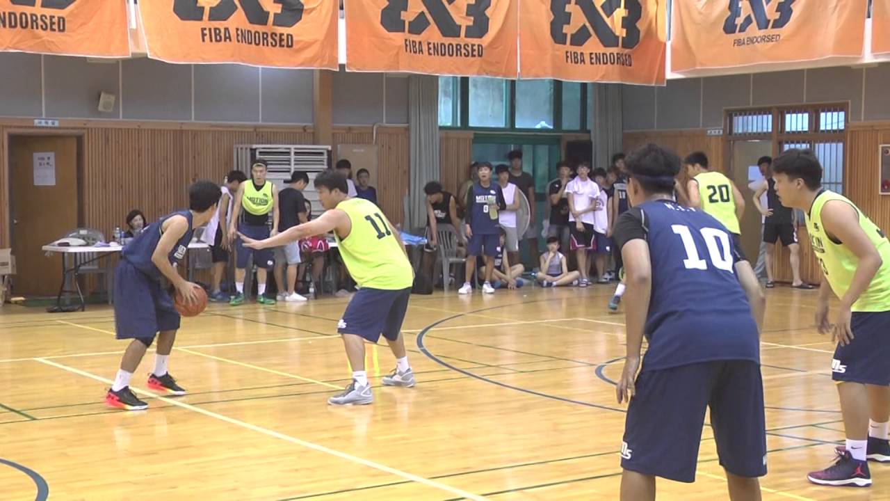 2016 KBA 3X3 코리아투어 부산대회 모션스포츠21 VS 모션스포츠 - YouTube