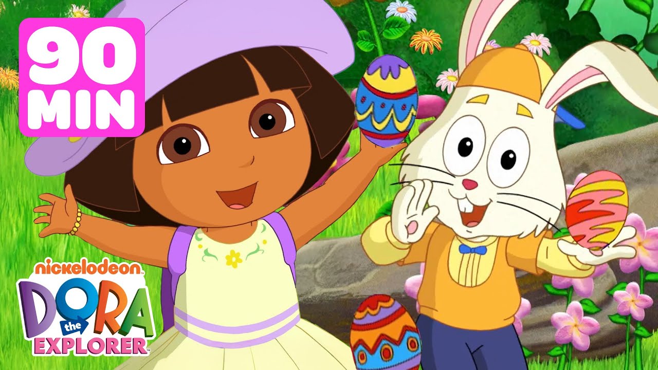 Dora the Explorer Meets the Easter Bunny! #2 🐰 90 Minutes | Dora ...