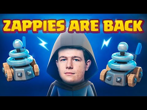 ZAPPIES ARE BACK! BEST ZAPPIES DECK FOR SEASON 15 - Clash Royale - YouTube