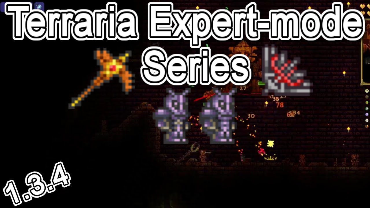 Terraria (Expert Mode) Ep. 20: VAMPIRE KNIVES! Golem & Beetle Armor ...