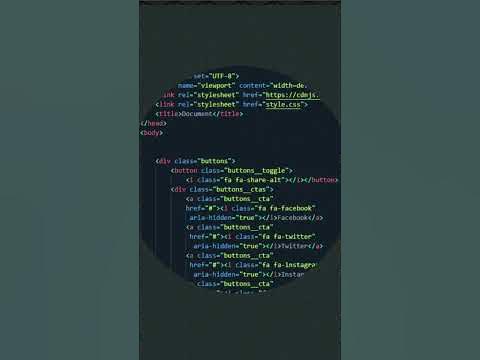 button icons using html CSS | How To Make button icons Using HTML CSS ...