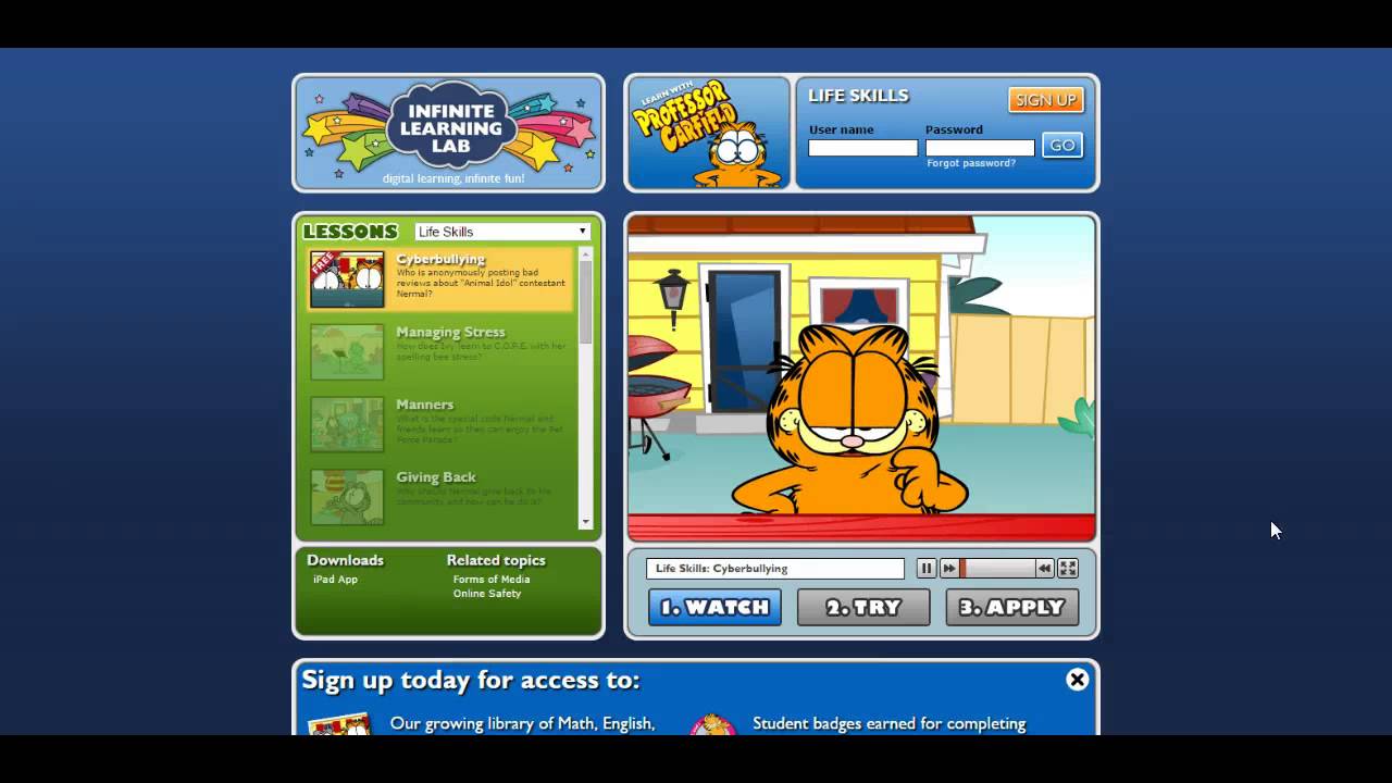 Professor garfield - YouTube
