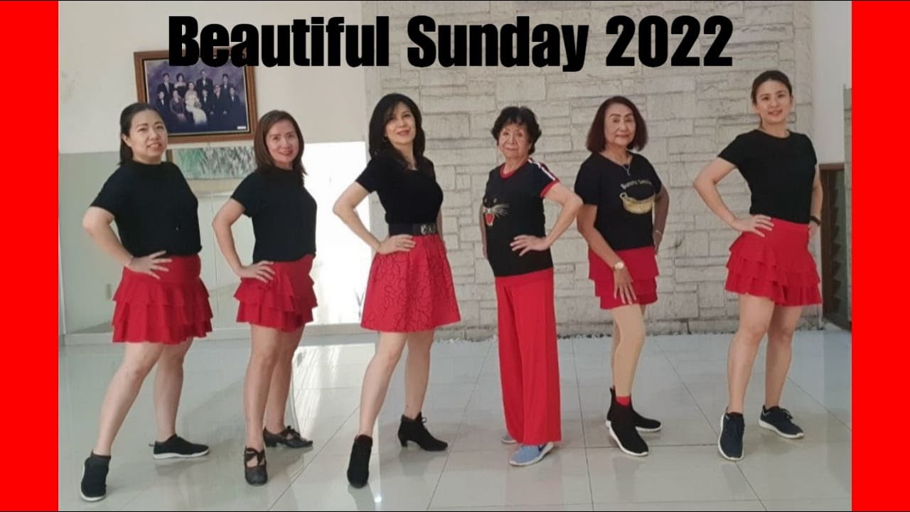 Beautiful Sunday 2022 Line Dance (demo) - YouTube