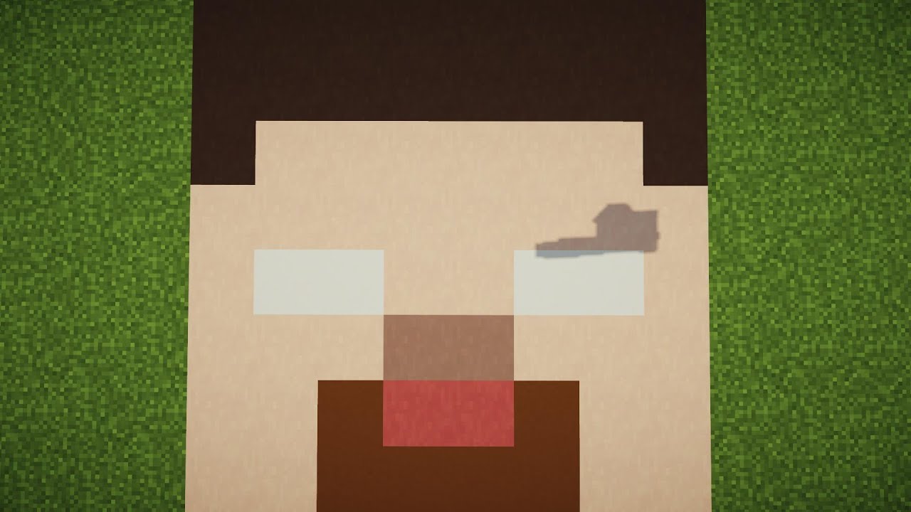 Herobrine Face Pixel Art