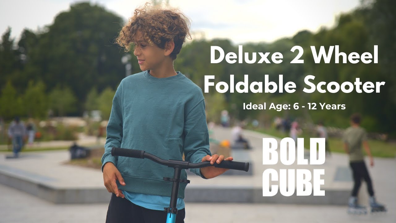 Deluxe 2 Wheel Scooter Demo | Model: 135CM /4.4FT | BOLDCUBE Scooters ...