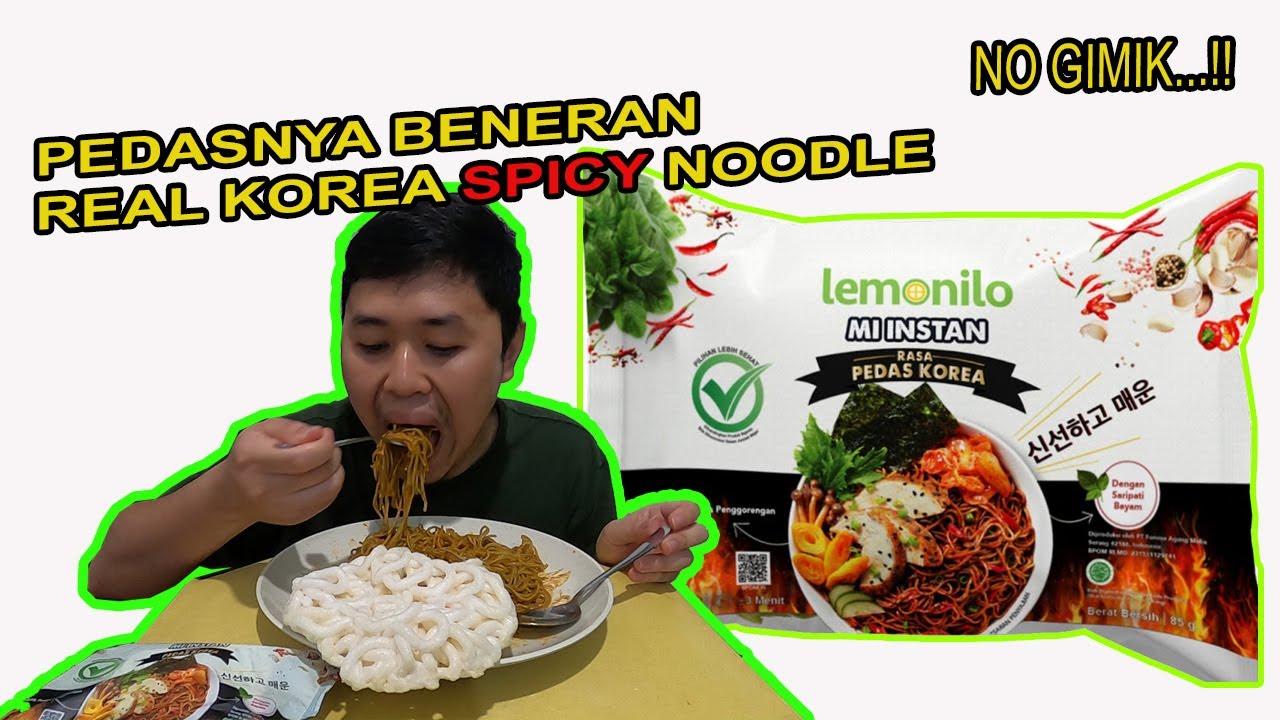 LEMONILO PEDAS KOREA MIE PEDAS YANG BIKIN NAGIH.. ENAKNYA KEBANGETAN ...