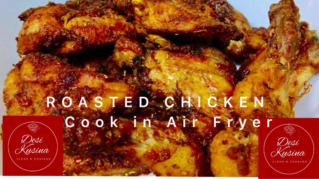 Roasted Chicken Using Air Fryer #easyrecipe #food #recipe - YouTube