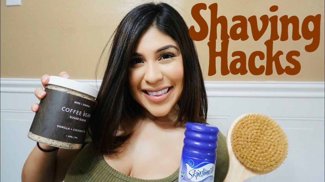 My shaving routine + shaving hacks - YouTube