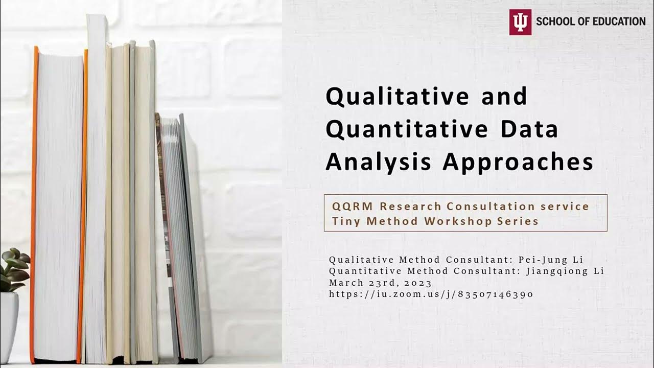 Qualitative and Quantitative Data Analysis Approaches - YouTube