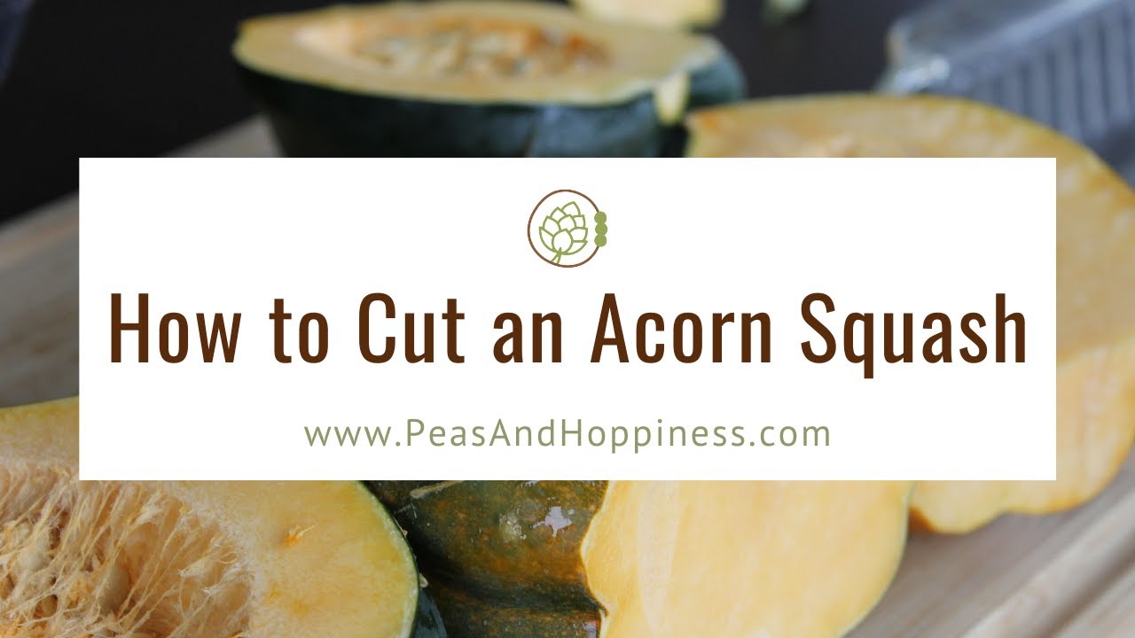 How to Cut an Acorn Squash - YouTube