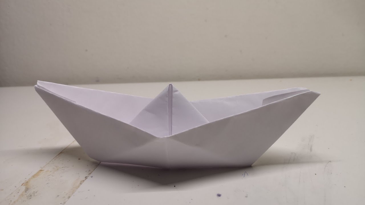 Łódka z papieru | Origami | - YouTube