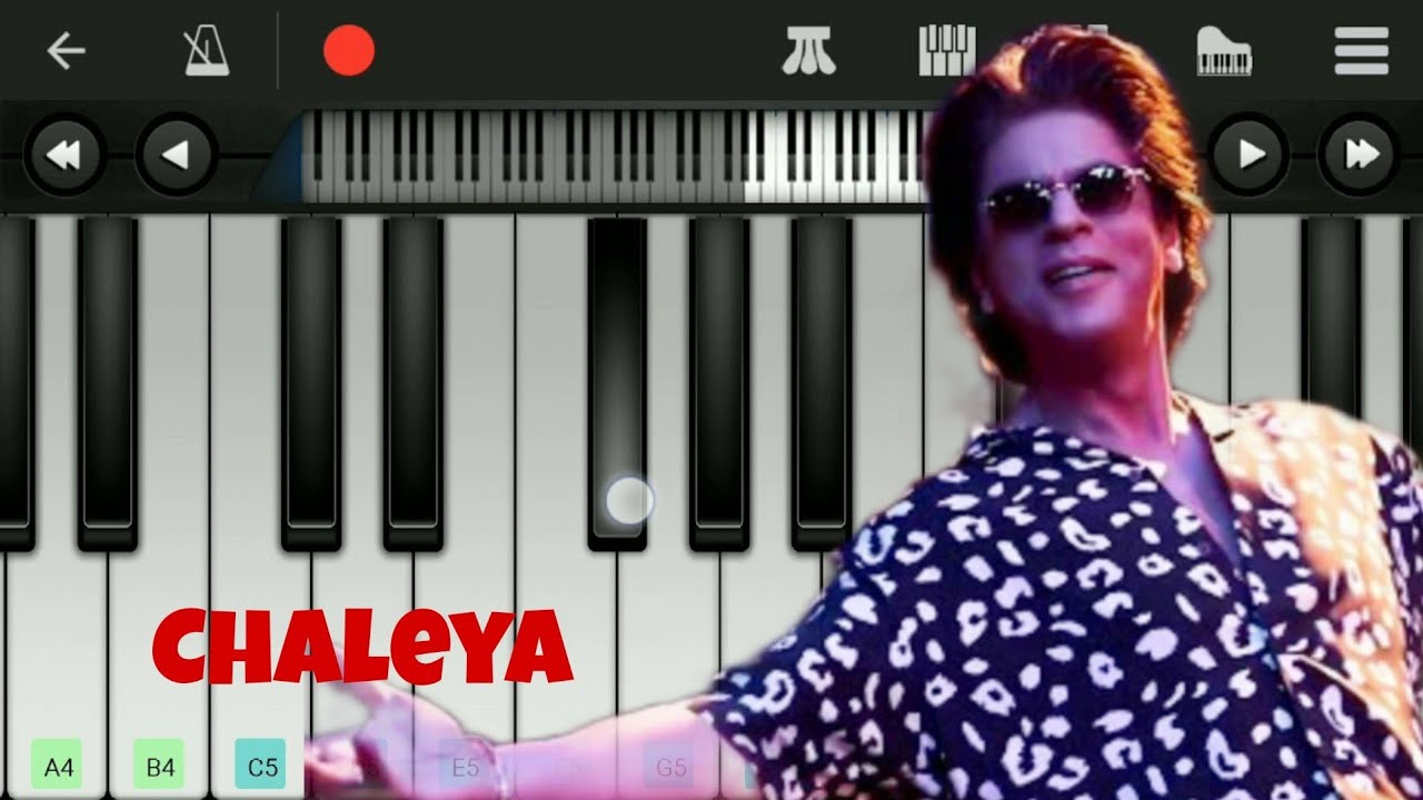 Chaleya Song | Jawan | Easy Piano Tutorial | Anirudh | Shah Rukh Khan ...