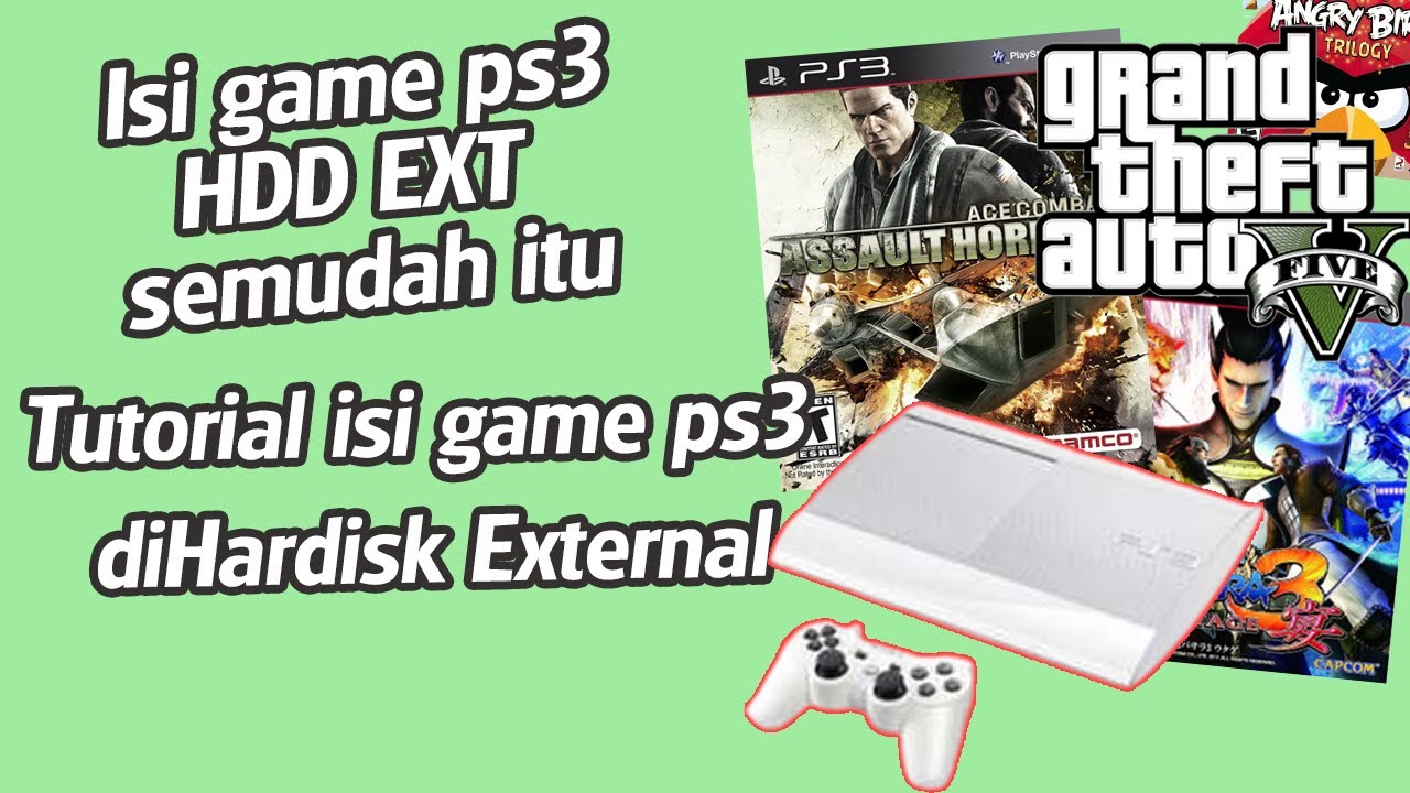 Tutorial cara isi game ps3 diHardisk External - YouTube