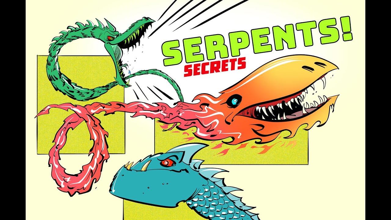 How to Draw Serpent Creatures Digitally - YouTube
