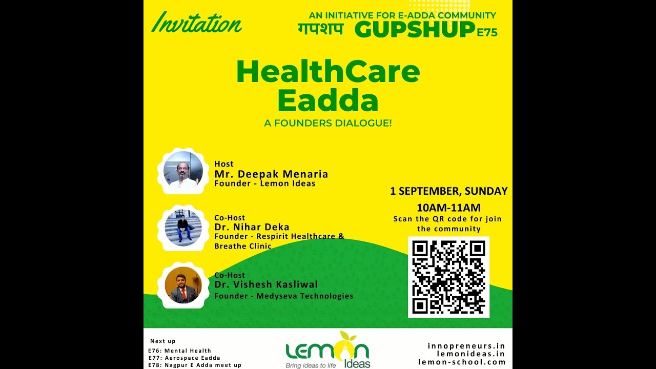 Healthcare E adda : Gupshup E 75 - YouTube