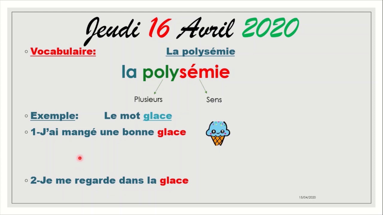 La polysémie - CE2 - YouTube