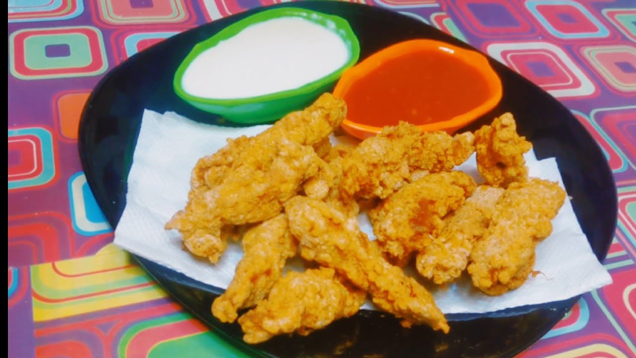 KFC style chicken strips Recipe Easy to make - YouTube
