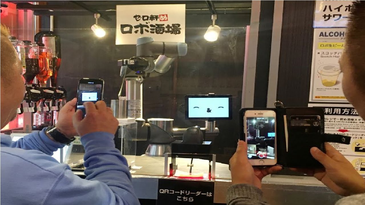 Robot Bartender Serves Up Drinks In Japanese Pub YouTube robot-bartender-serves-up-drinks-in-japanese-pub-youtube