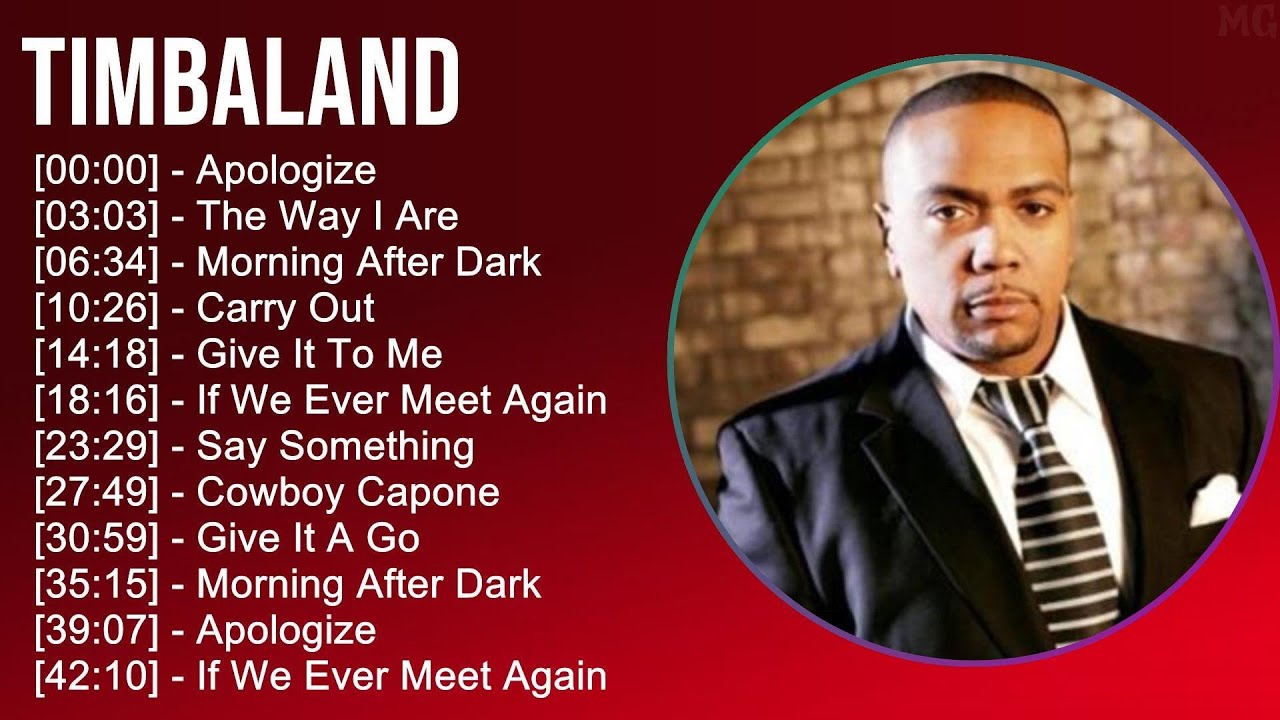 Timbaland 2025 MIX Top Hits - Apologize, The Way I Are, Morning After ...