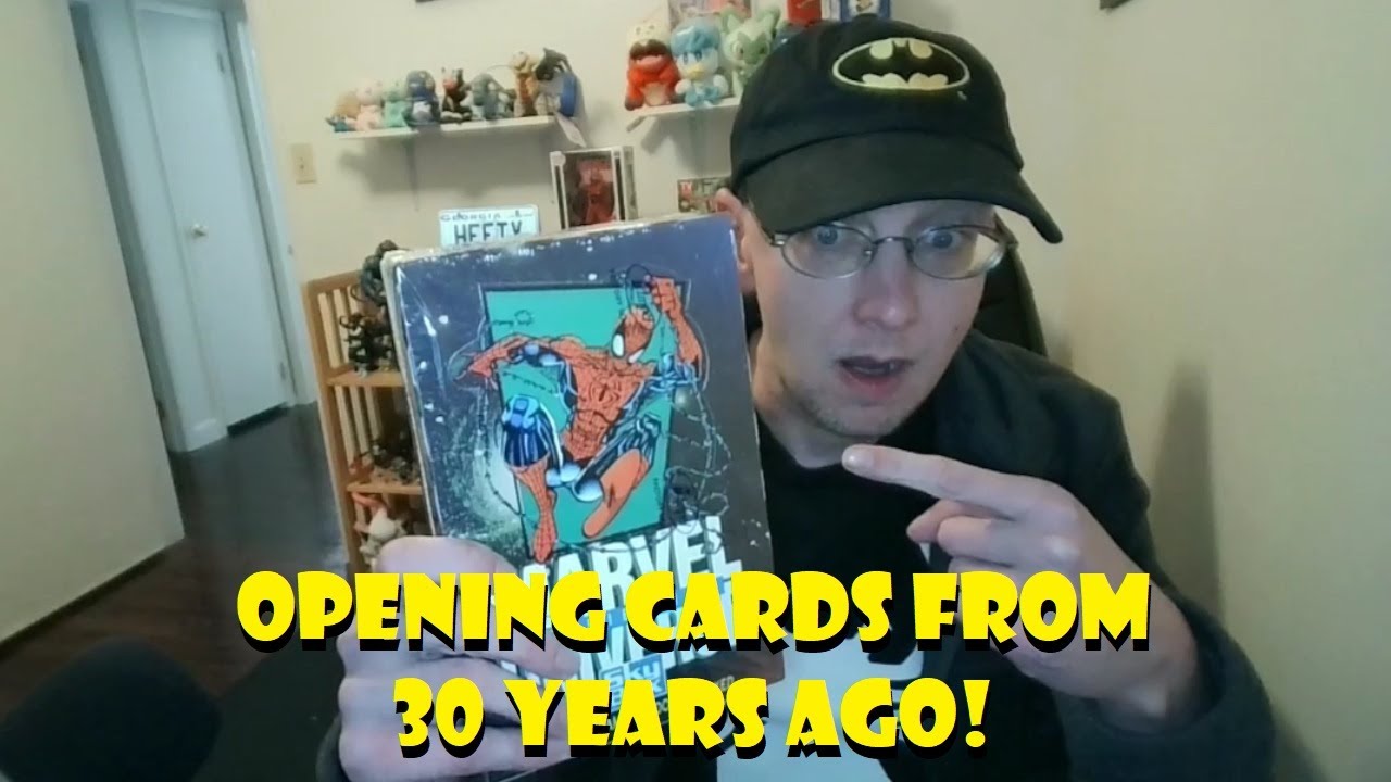 Member Only Video - Marvel Card Set Pack Openings from 1992! - YouTube