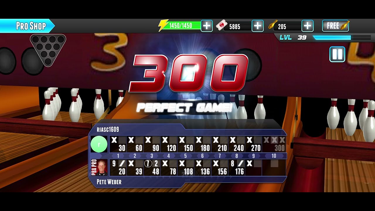 PBA Bowling Challenge - The Bear | Perfect Game 300 w/ Caffeinator - YouTube