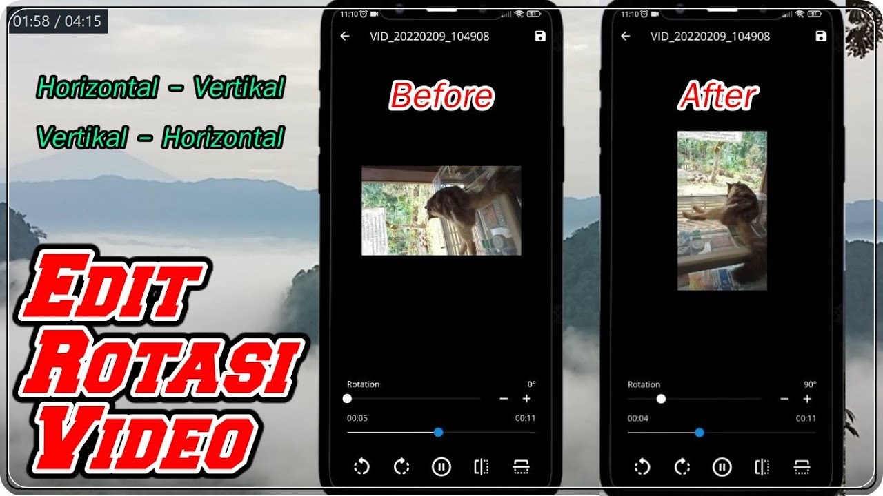 Cara Edit Video Horizontal Menjadi Vertikal atau Sebaliknya - YouTube