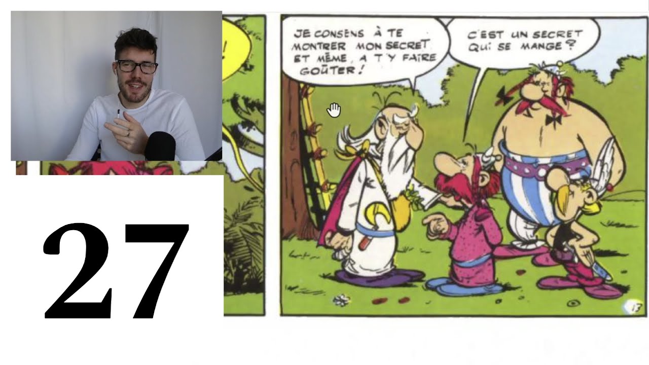 Asterix Comic Strip In French