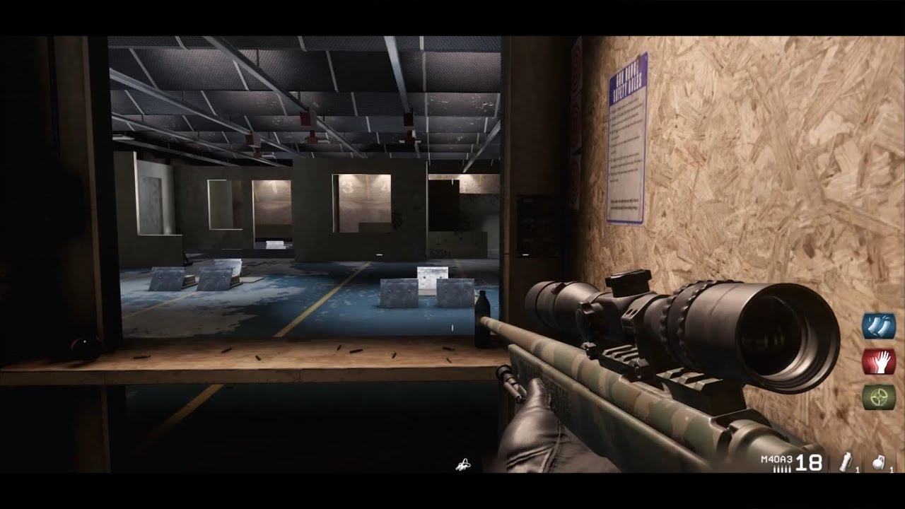MWR - Firing Range [WORLD RECORD] M40A3 - 14.7 sec - @Skyrroz # ...