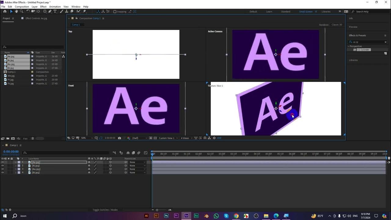 Motion Graphics & Video Editing | MGVE-B7 | Class -9 | 3D Product ...