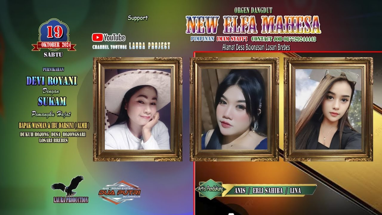 🔴LIVE " Part 3 Malam " new ELFA MAHESA " Ds Bojongsari - losari Tgl 19 Okt 2024 - YouTube