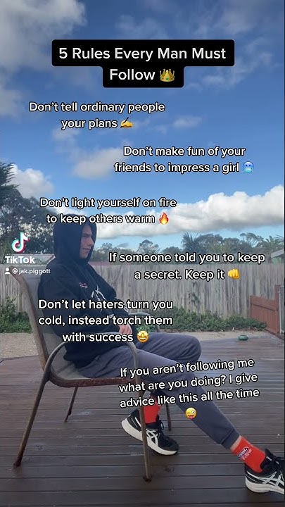 5 Rules Every Man Must Follow 👑 #shorts - YouTube