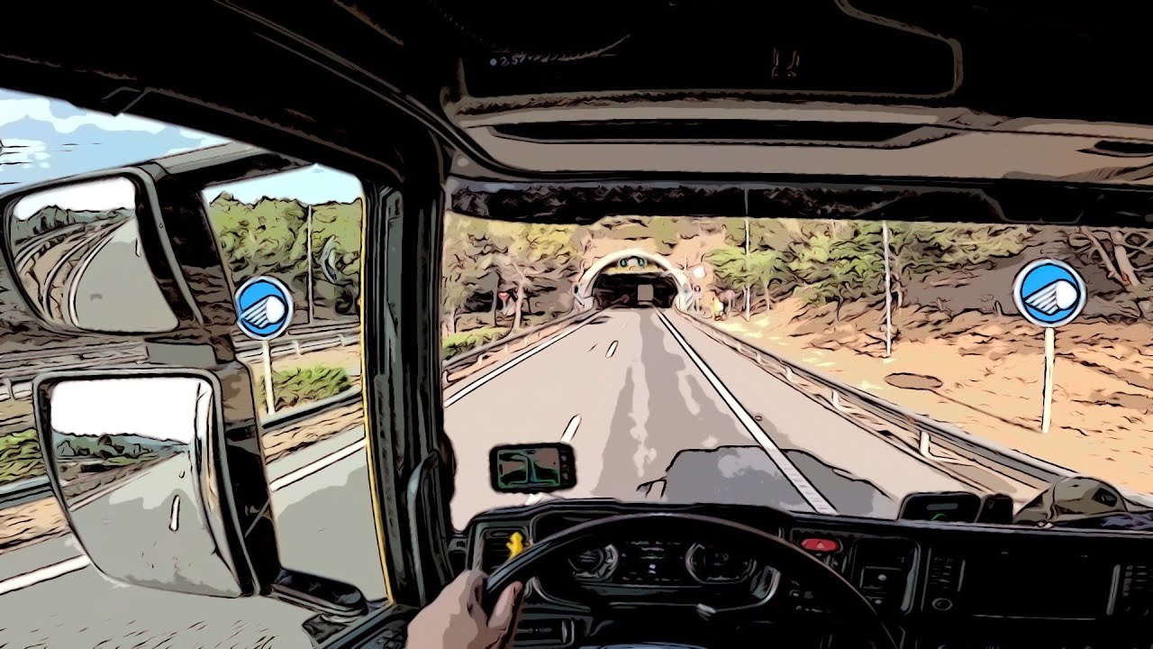 POV Driving Scania S500|Going around Barcelona Spain🇪🇦 - YouTube