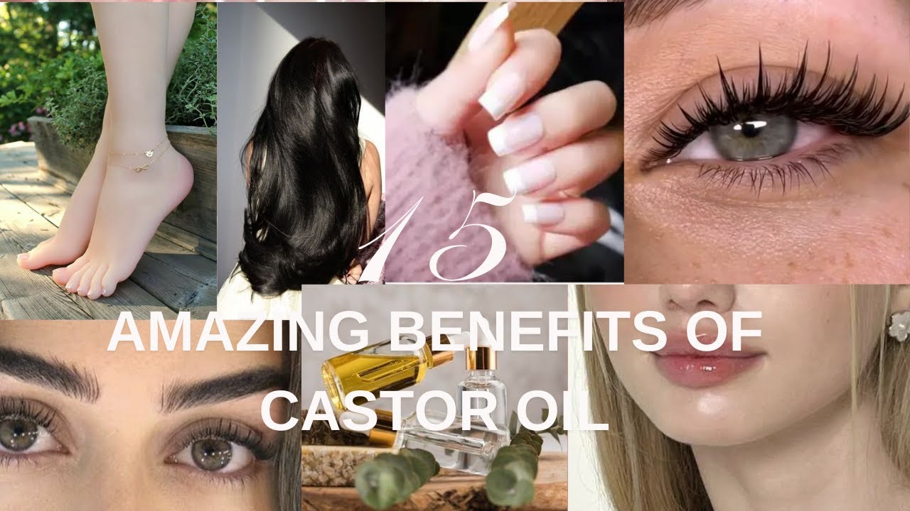 15 Amazing benefits of castor oil\beauty tips by Zellish ️ - YouTube