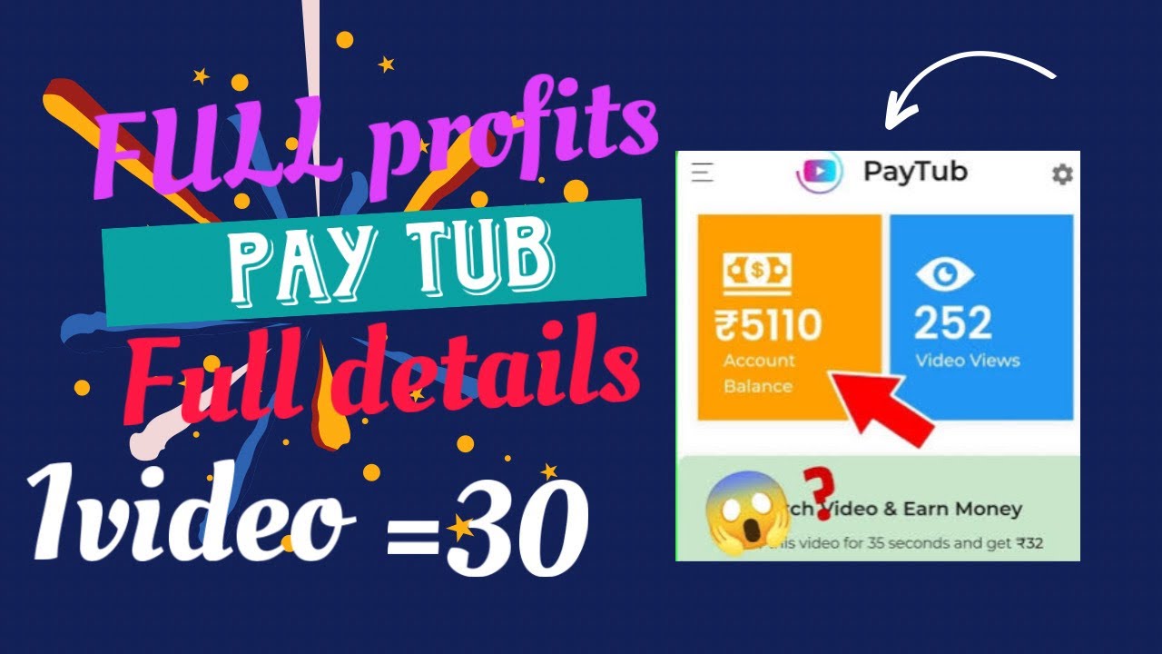 How to earn money Paytub full information in Telugu it’s fake or real ...