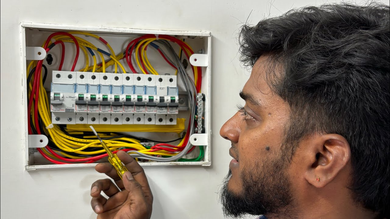complete distribution db box connection 12 way db connection #tamil ...