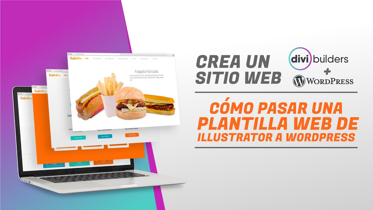Cómo diseñar una pagina Web. Pasar plantilla web de Illustrator a ...
