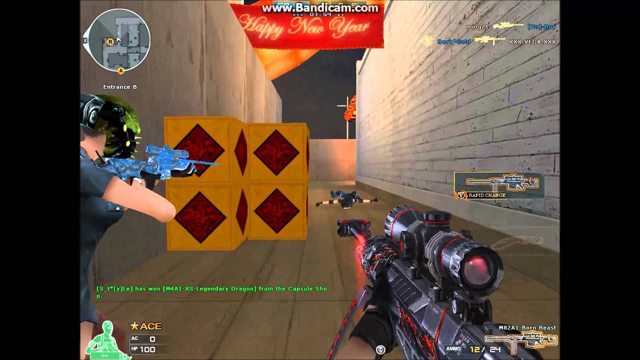 Crossfire Europe wallshoot witch Barret Vip- [M82A1-Born Beast] - YouTube