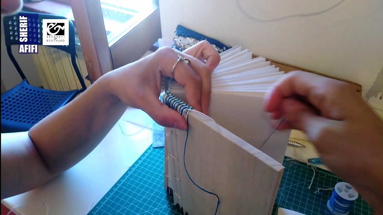 #6 Coptic Ethiopian binding from the International workshop by Sherif Afifi at Recanati E ...