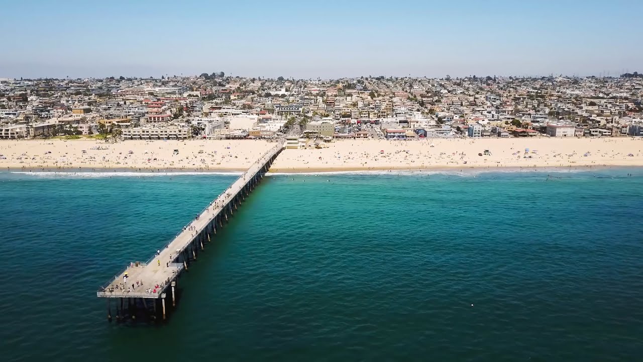 Drone Hermosa Beach Landscapes - YouTube