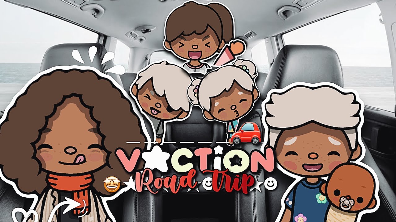 HOLIDAY ROAD TRIP 🚗💗 ! *AESTHETIC 🎀* // *VOICED 🔊* // Toca Life World ...